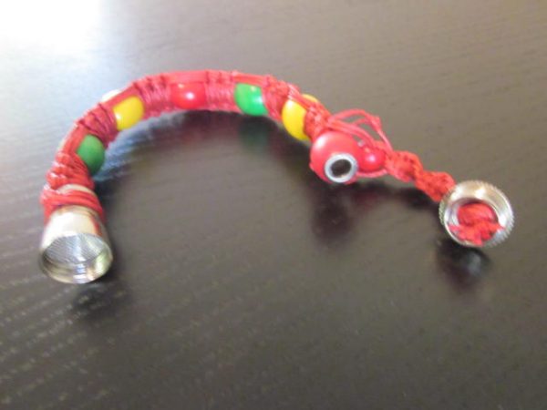 Smoking pipe bracelet style red color fit all sizes free gift