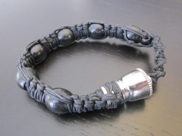Black color Bracelet style smoking pipe for weed fit all sizes.